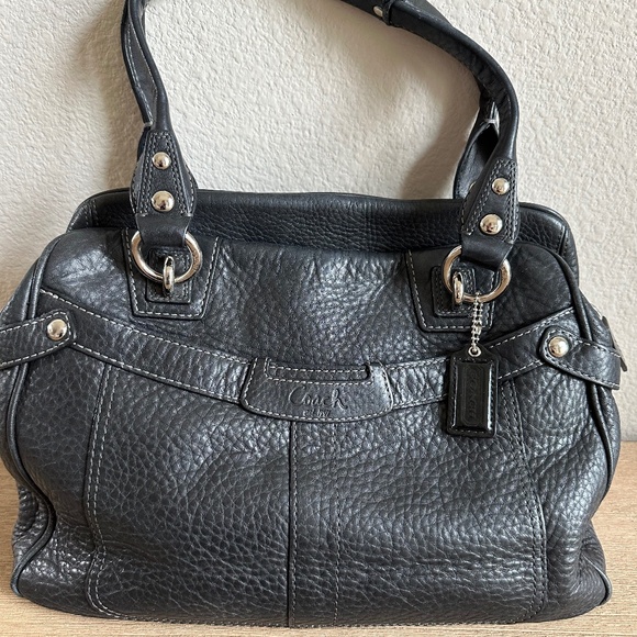 Coach | Bags | Coach Black Leather Bag 3169 | Poshmark